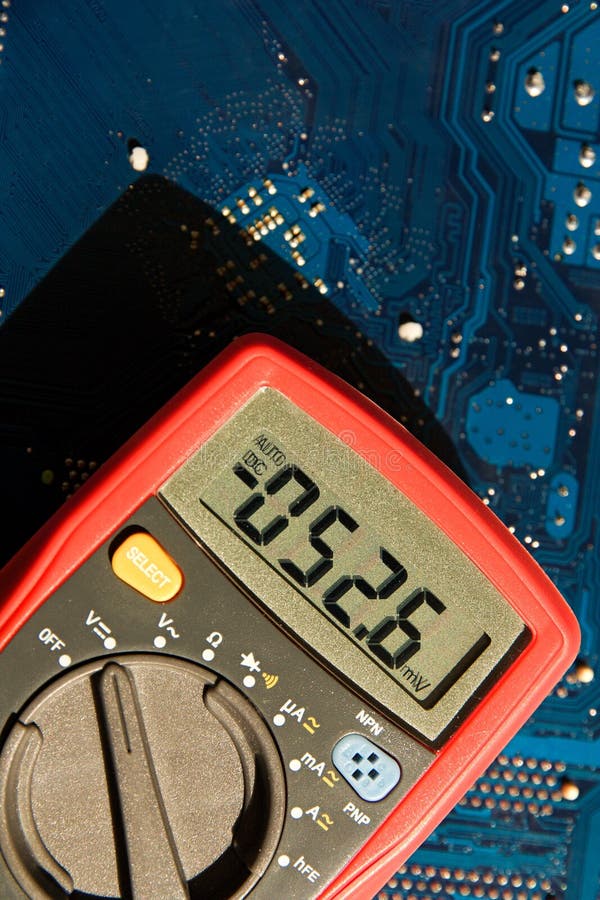 Multimeter stock image. Image of investigate, impedence - 40319395