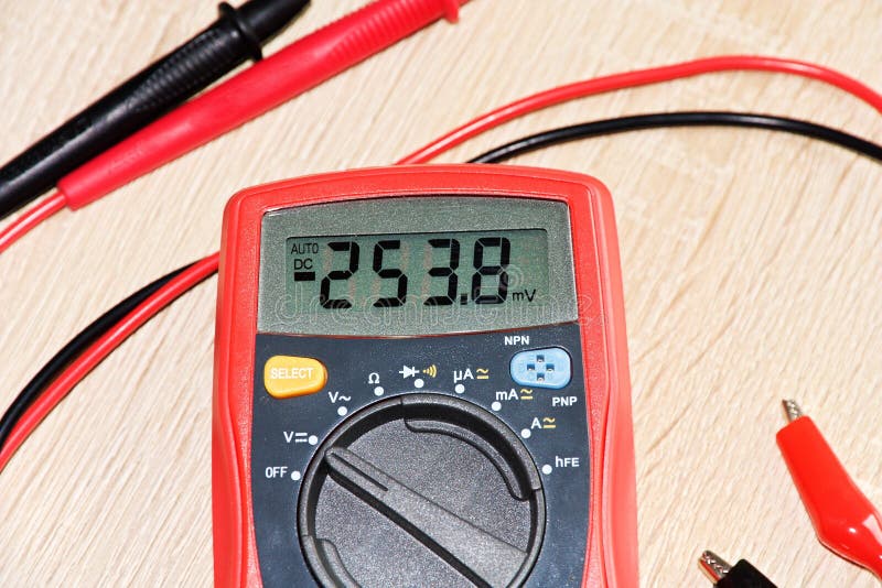 Multimeter stock image. Image of difference, electronic - 40320645
