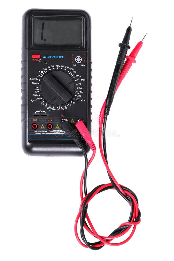 Digital Multimeter Isolated White Background Cutout Stock Photos - Free ...