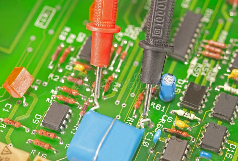 Multimeter test probes stock photo. Image of pointed - 81755462