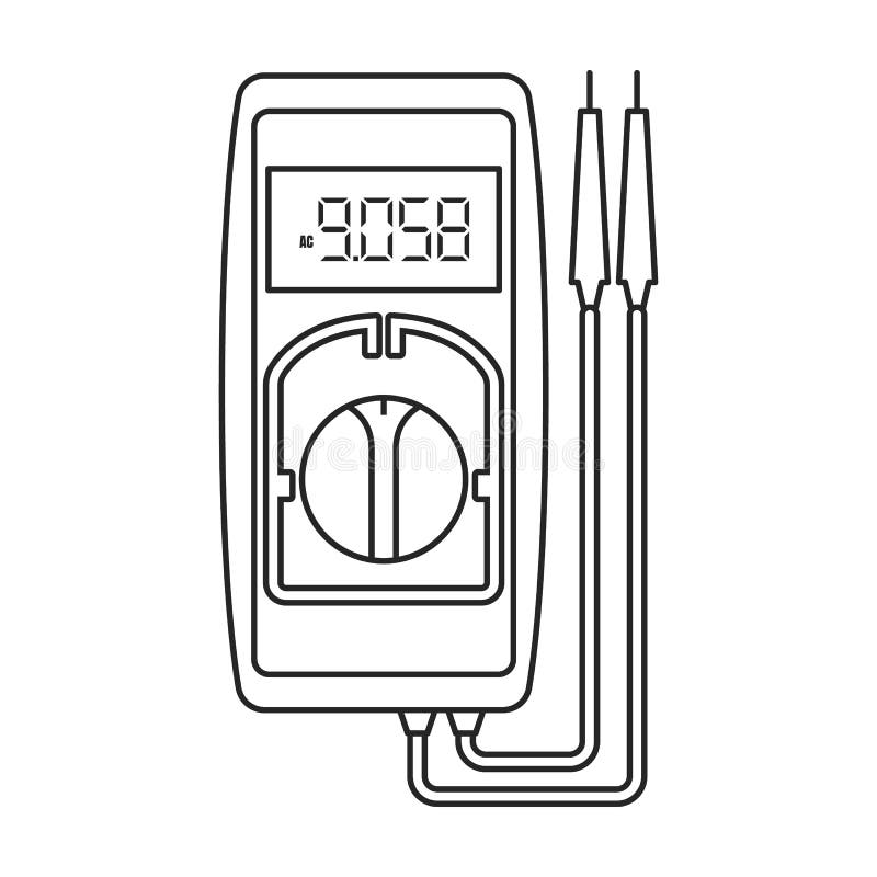 Outline Multimeter Stock Illustrations – 1,413 Outline Multimeter Stock ...