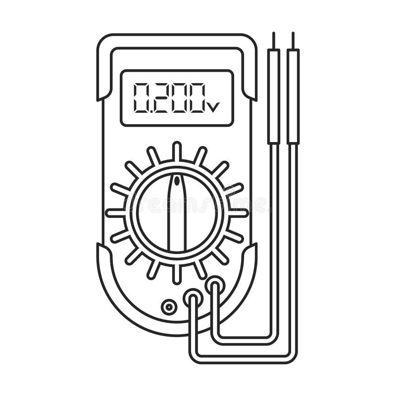 Outline Multimeter Stock Illustrations – 1,413 Outline Multimeter Stock ...