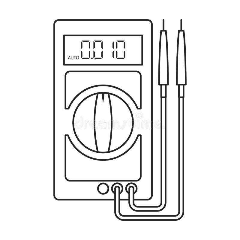Outline Multimeter Stock Illustrations – 1,413 Outline Multimeter Stock ...