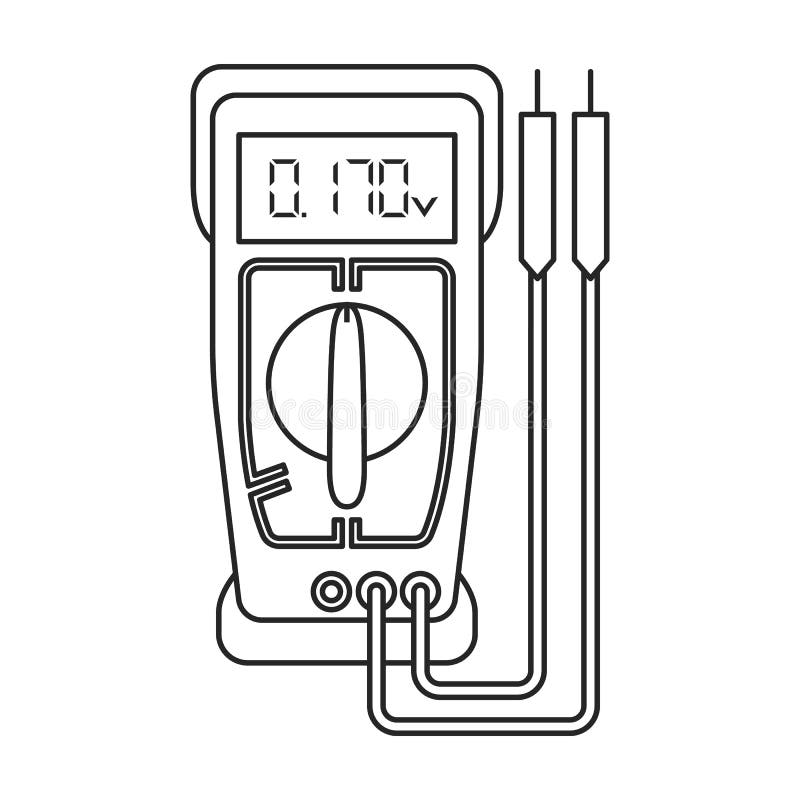 Outline Multimeter Stock Illustrations – 1,413 Outline Multimeter Stock ...