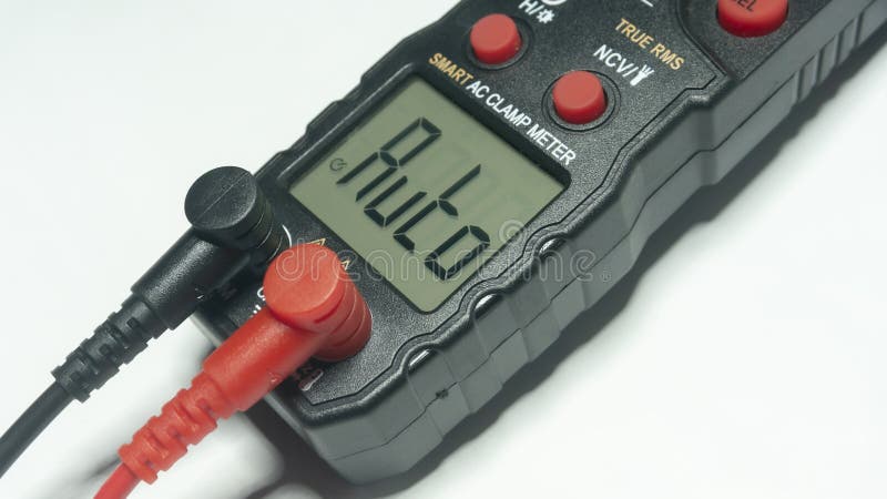 A Multimeter with Isolated Background Stock Image - Image of ohmmeter ...