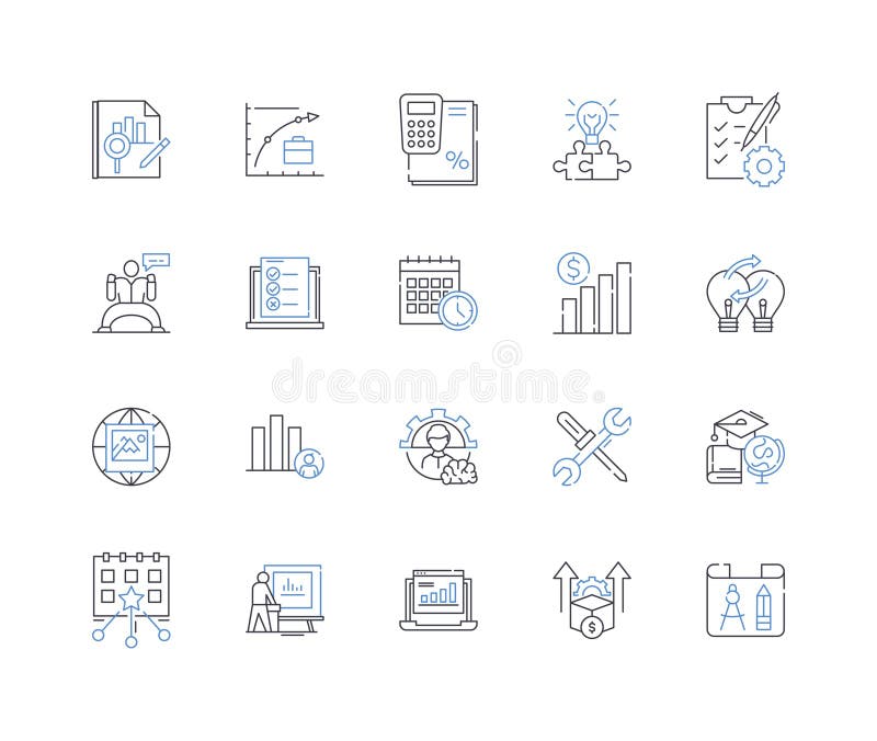Multinational Enterprise Line Icons Collection. Globalization ... Multinational Enterprise Line Icons Collection. Globalization ...