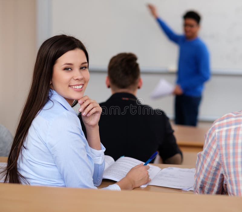 Multinational Group of Cheerful Students Taking an Active Part in a ...