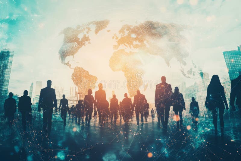 Multinational Group Showcasing Global Communication Network for Banners ...