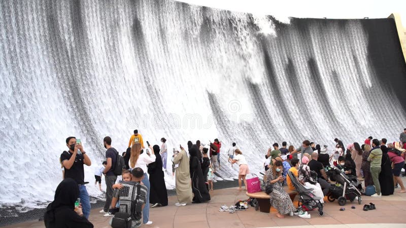 Expo 2020 Dubai Water Feature, Monumental Fountain in Jubilee Park ...
