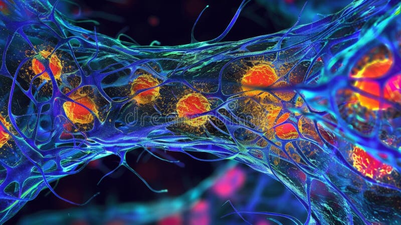 Multiphoton Microscopy Image of Endothelial Cells in Action with ...