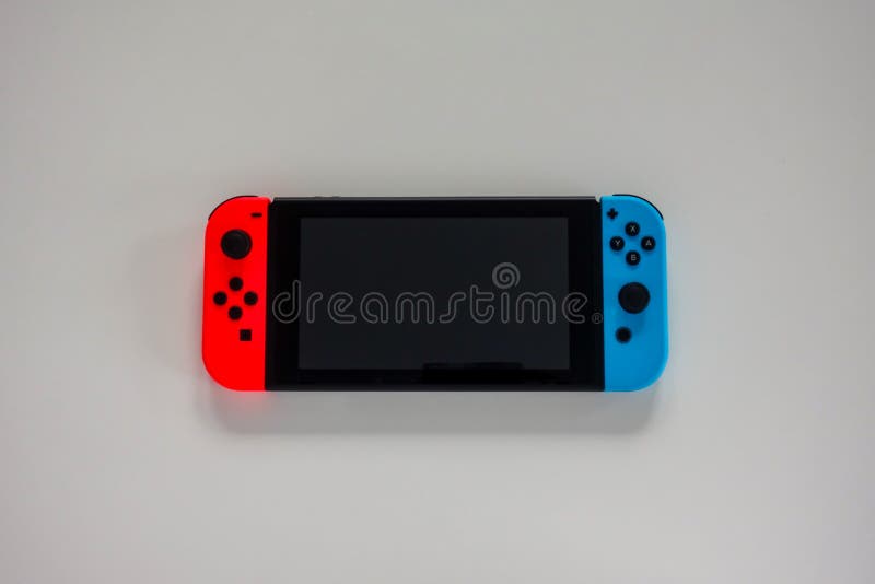 A Multiplayer Nintendo Switch Gaming Console Editorial Photo - Image of ...