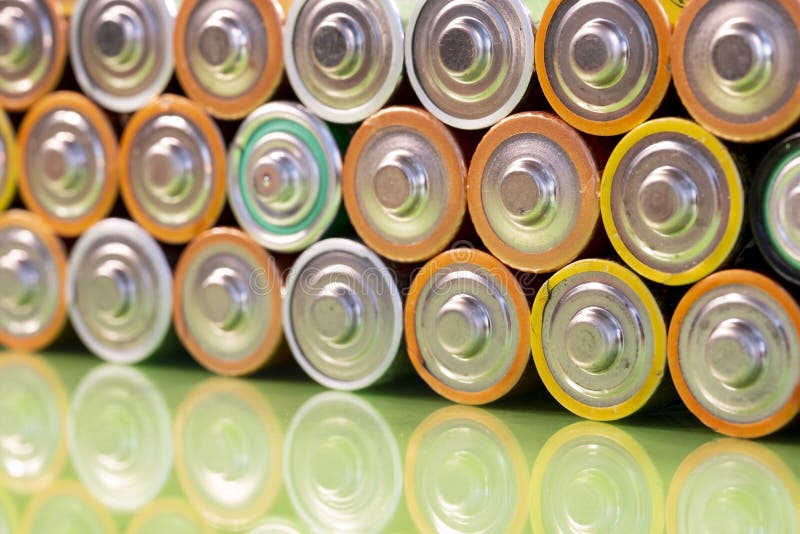Multiple AA batteries stock image. Image of batteries - 189430119