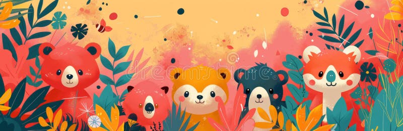 Multiple Animals Gathered Together, Standing on the Lush Green Grass ...