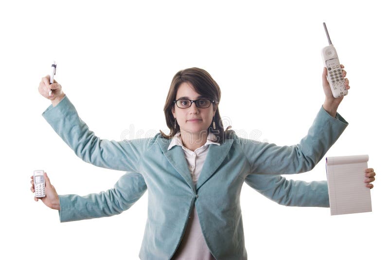 Multiple arms stock image. Image of corporate, female - 2033479