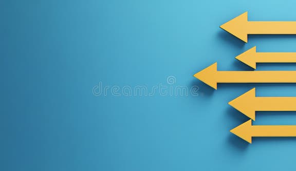 Multiple Arrows Indicating Various Directions with Middle Arrows ...