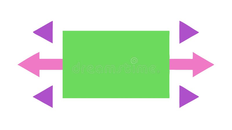 Multiple Arrows Pointing Right, Continuous Flow and Progress, Vector ...