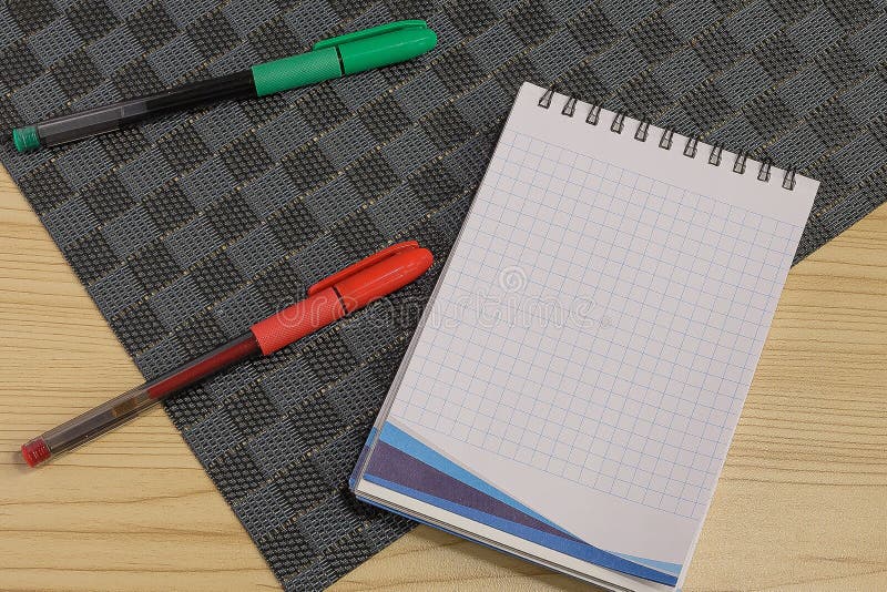 Multiple Assorted Collection Office Stationery Photo Placed Over Table ...