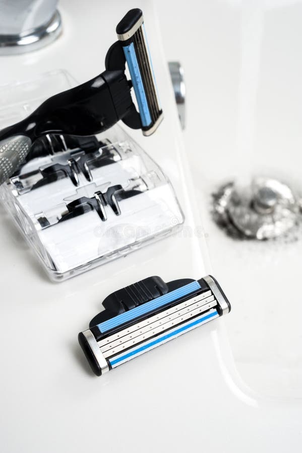 Multiple blade razor stock photo. Image of stainless - 47978200