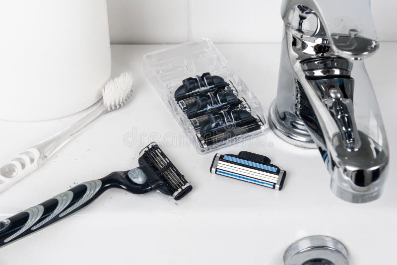 Multiple blade razor stock photo. Image of travel, refill - 47978210