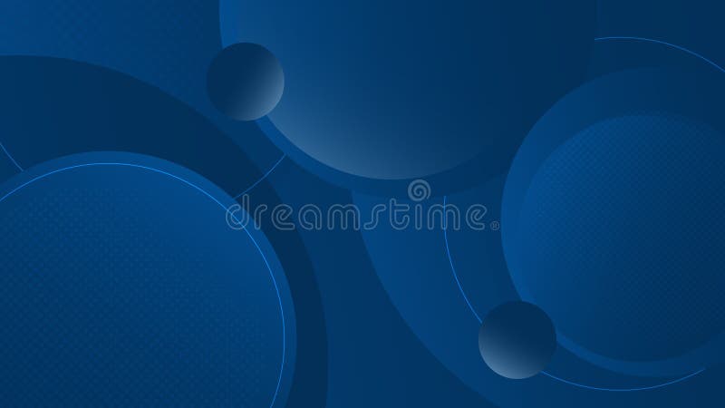 Multiple Blue Circle Graphic Screen, Halftone Tech Presentation ...