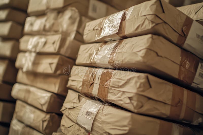 Multiple Boxes Stacked on Top of Each Other for Storing or Transporting ...