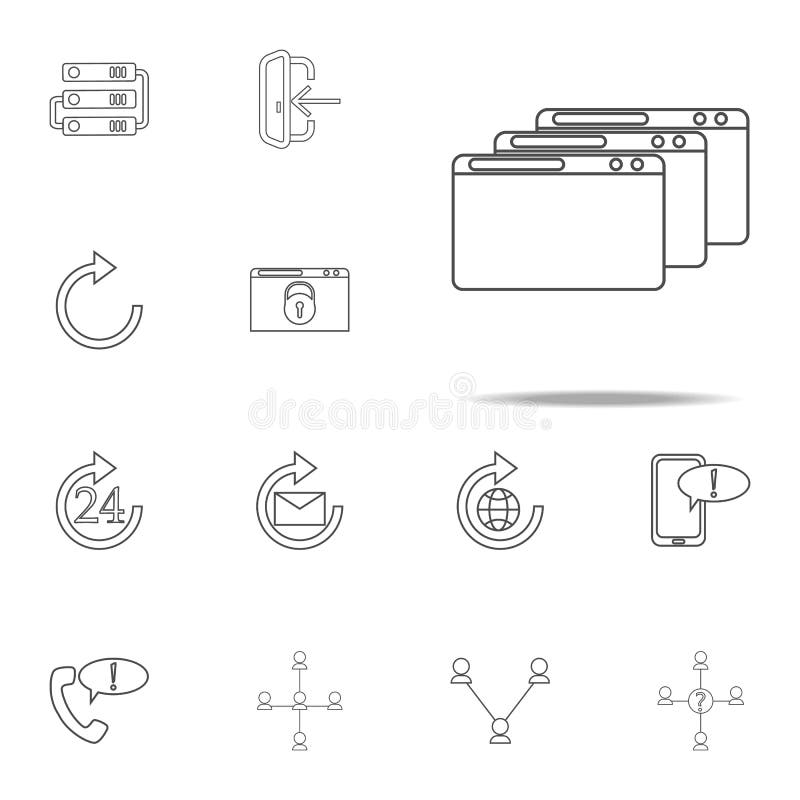 Multiple Browser Stock Illustrations – 467 Multiple Browser Stock ...