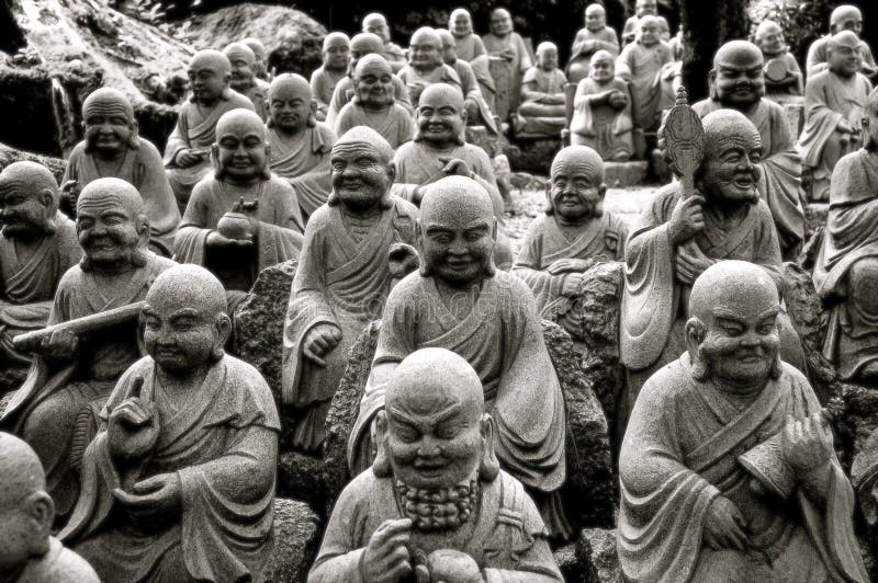 Multiple Buddha Statues stock image. Image of miyajima - 8891365