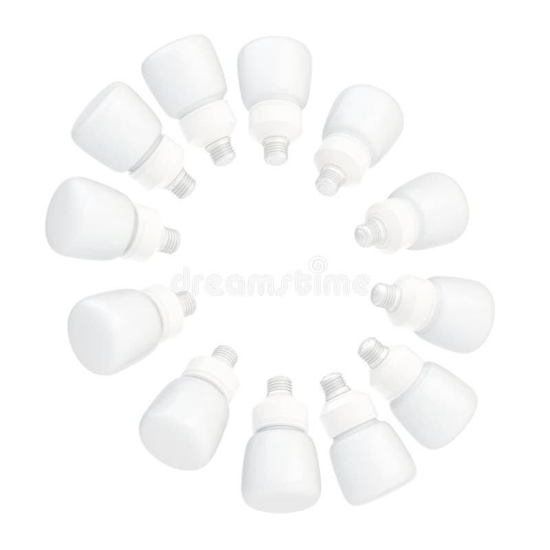 Multiple Bulbs Forming Circle Stock Illustrations – 8 Multiple Bulbs ...