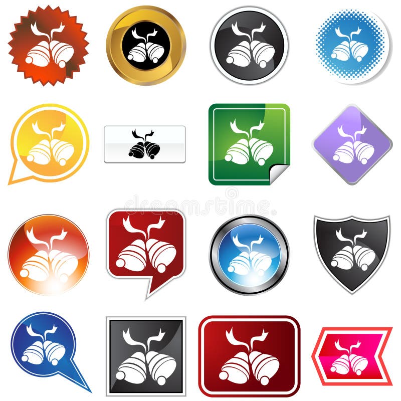 Multiple Buttons - Bells stock vector. Illustration of bells - 10951286