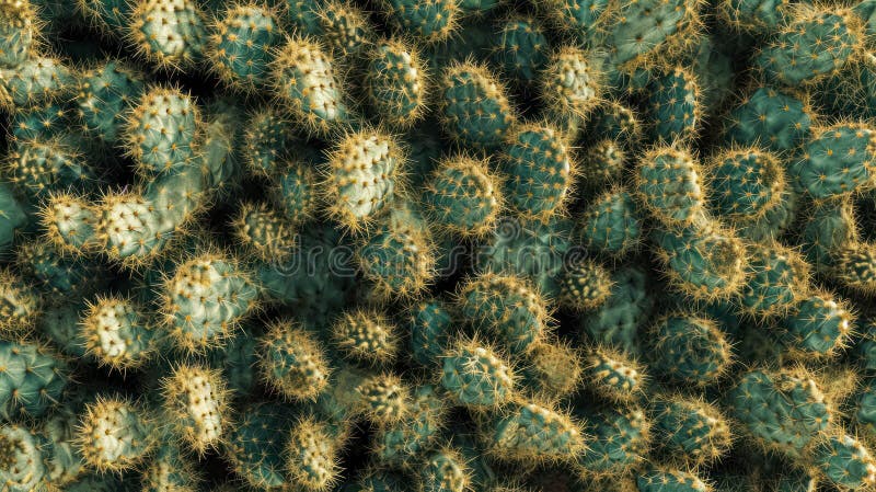 Multiple Cactus Texture. a Cluster of Cacti Revealing Nature S Textured ...