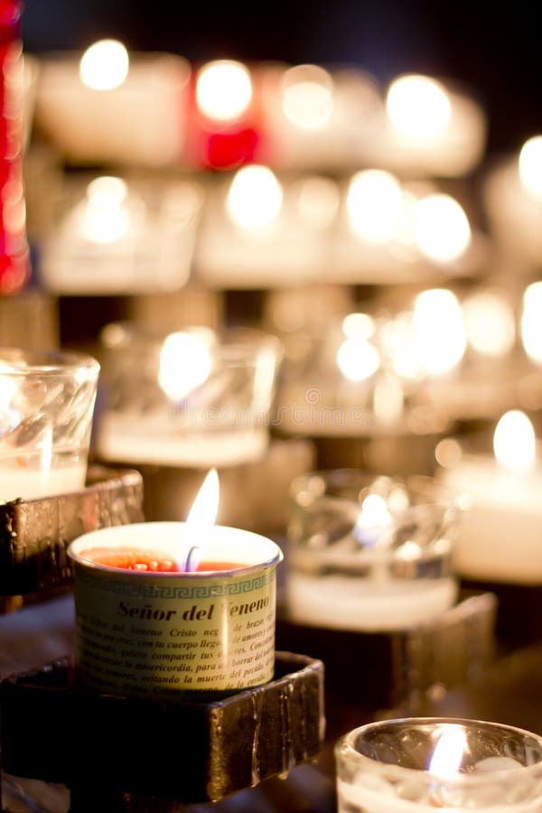 Multiple candles stock image. Image of candlelight, meditation - 40622023