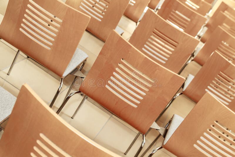 Multiple Chairs in Conference Room Stock Photo - Image of seating, seat ...