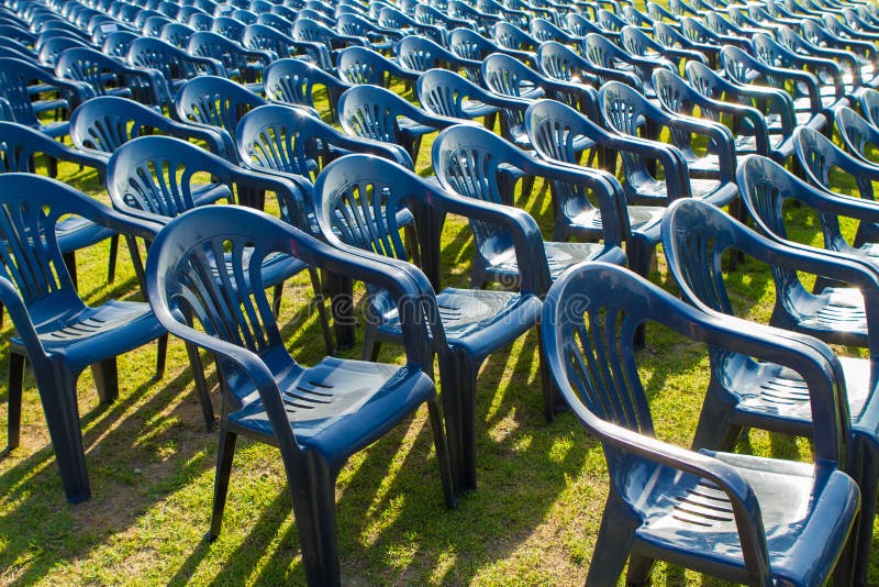 Multiple Chairs Outdoor, Many Chairs Stock Photo - Image of pattern ...