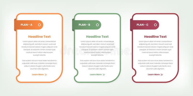 Multiple Choice Business Plan Infographic Card for Presentation ...