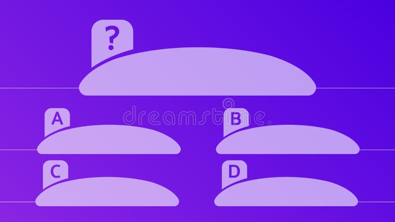 Multiple Choice Quiz Template Stock Vector - Illustration of contest ...