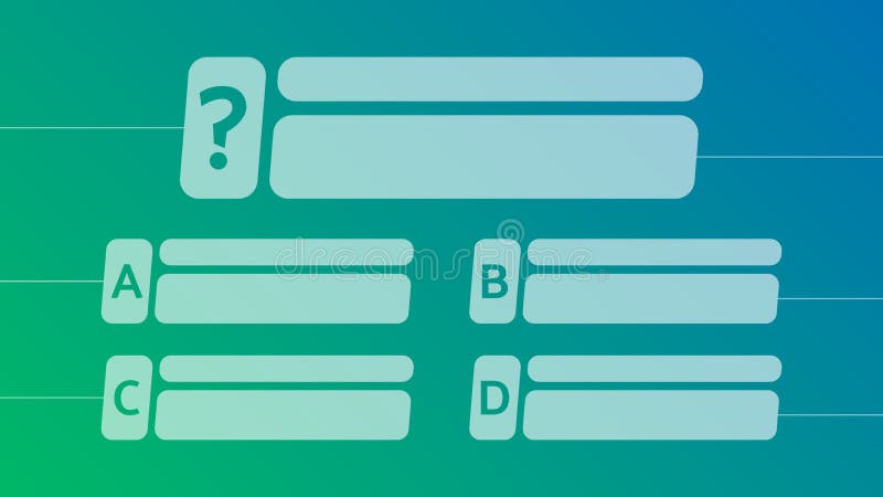 Multiple Choice Quiz Template Stock Vector - Illustration of layout ... Multiple Choice Quiz Template Stock Vector - Illustration of layout ...
