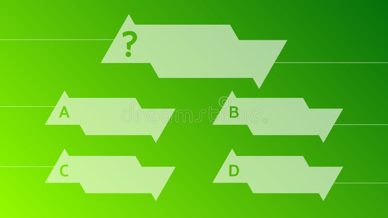 Multiple Choice Quiz Template Stock Illustration - Illustration of ...
