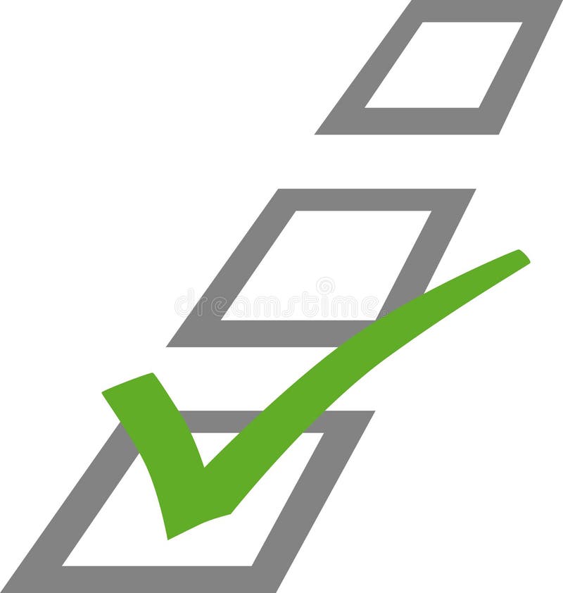 Checkbox vector icon stock vector. Illustration of okay - 137688003
