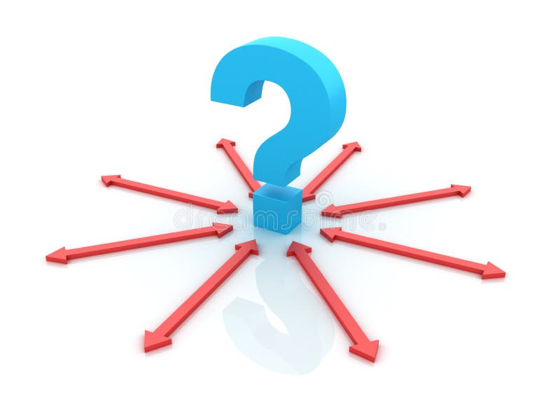 Multiple Choices stock illustration. Illustration of workstation - 30396622