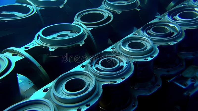 Complex Underwater Industrial Structure with Multiple Circular Openings ...