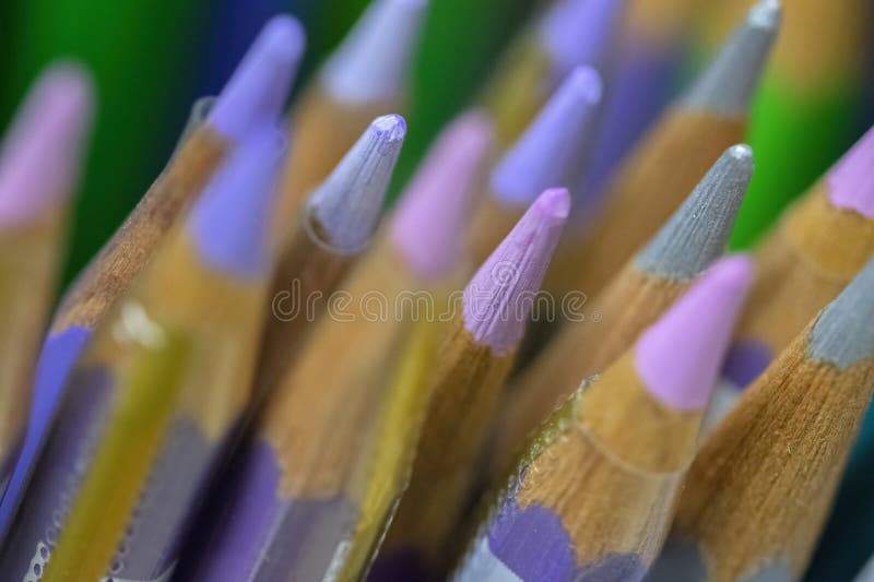 Multiple Close Up of Pencils at Amsterdam the Netherlands 28-3-2023 ...