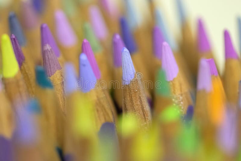 Multiple Close Up of Pencils at Amsterdam the Netherlands 28-3-2023 ...