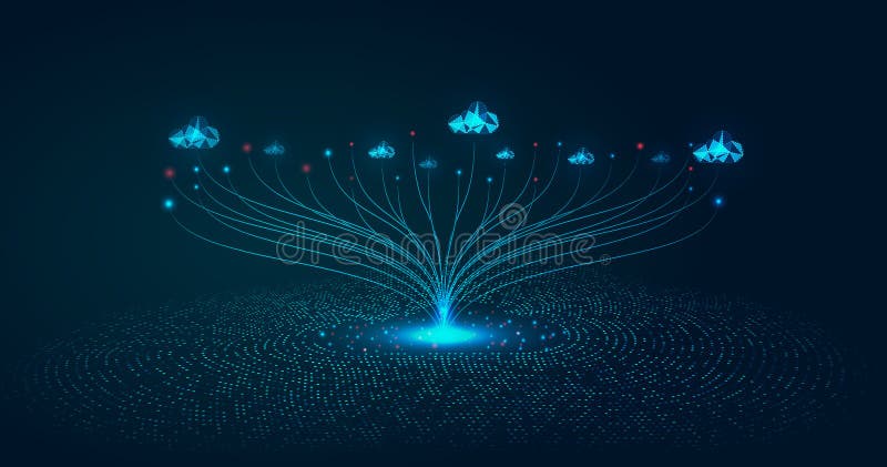 Multiple Cloud Symbol Vector Illustration, 2D Cloud, 3D Cloud, Multi ...