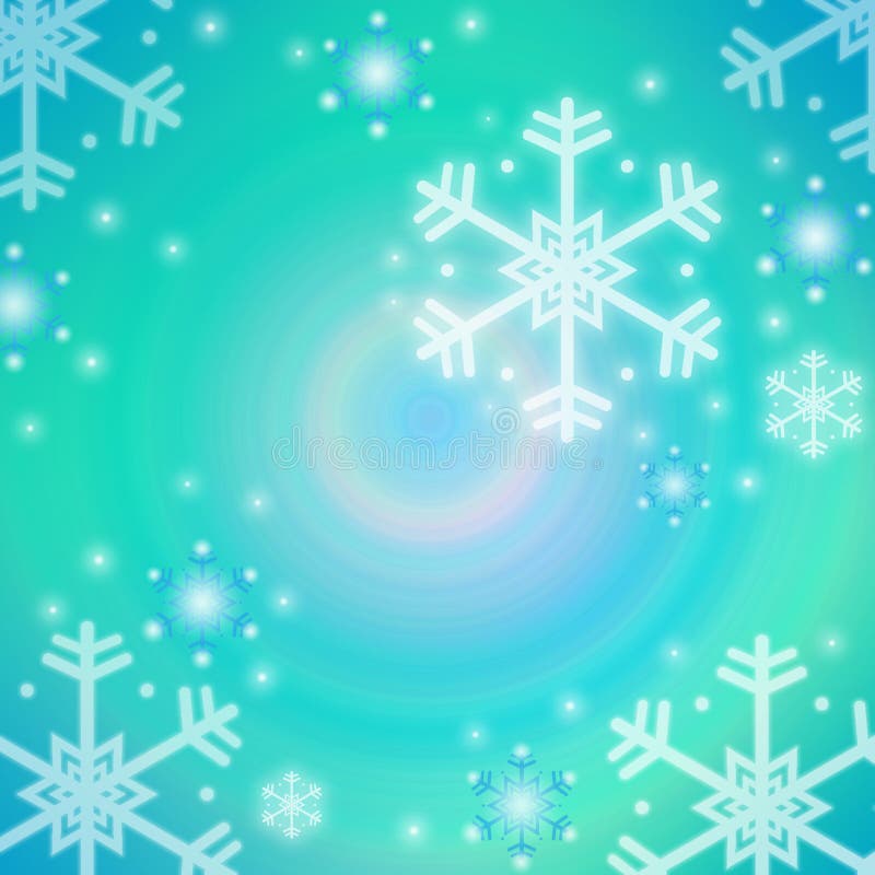 Multiple Color Christmas Background and White and Blue Snowflakes ...