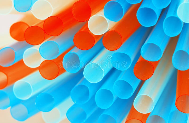 Multiple Colored Drinking Straws Stock Image - Image of orange, closeup ...