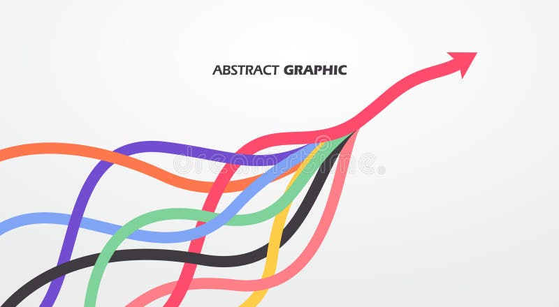 Multiple Colored Ropes Converging into Arrows in the Same Direction ...