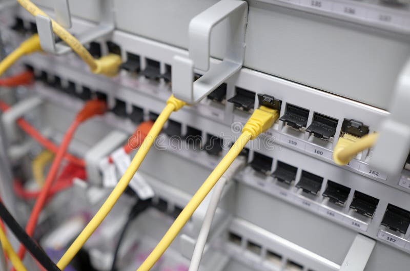 Multiple Colorful Cables in an it and Server Room Stock Image - Image ... Multiple Colorful Cables in an it and Server Room Stock Image - Image ...