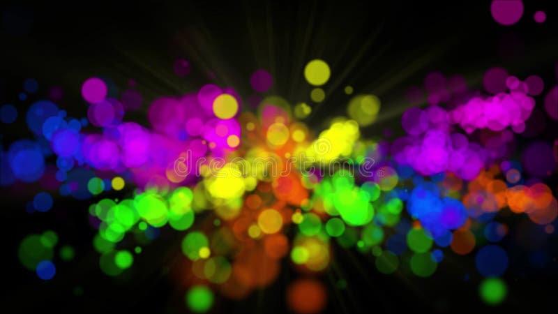 Color Particles Background Loop Stock Video - Video of rainbow, neon ...
