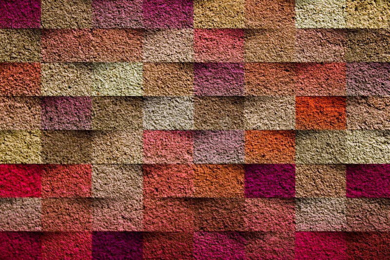 Multiple Colours Texture Background Wall Stock Illustration ...