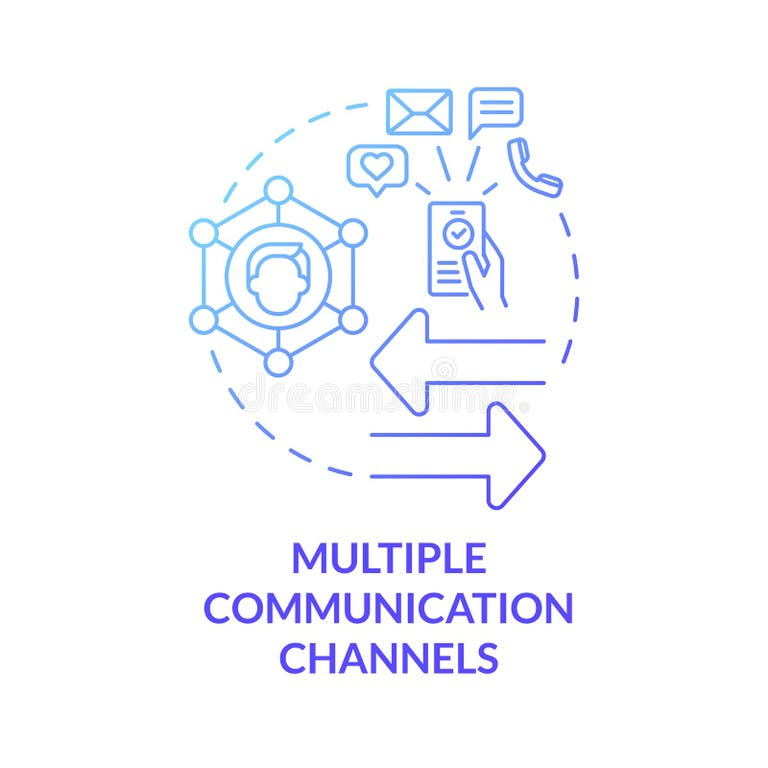 Multiple Channels Communication Stock Illustrations – 137 Multiple ...